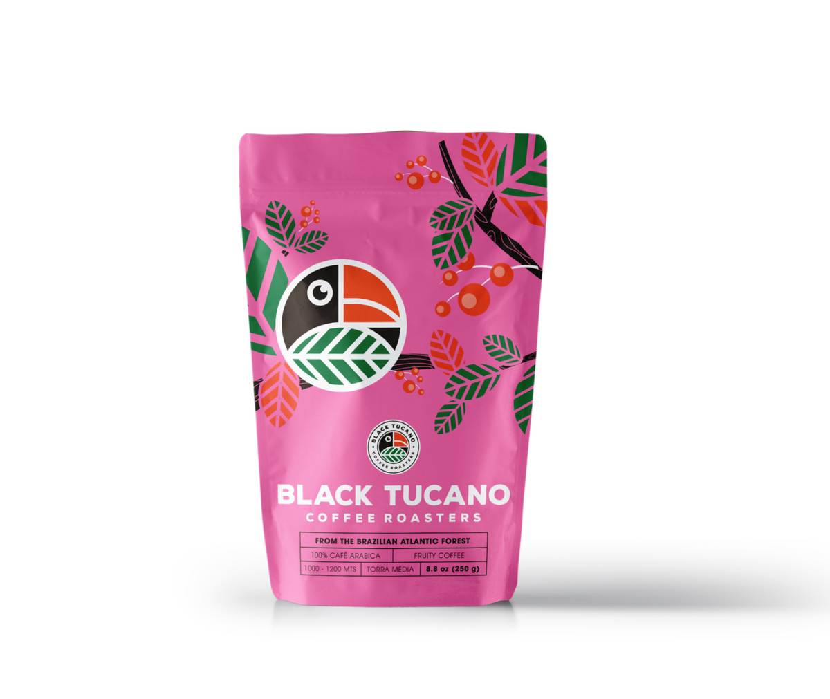 Café Black Tucano Fruity Coffee Torrado e em Grãos 250g – Black Tucano ...